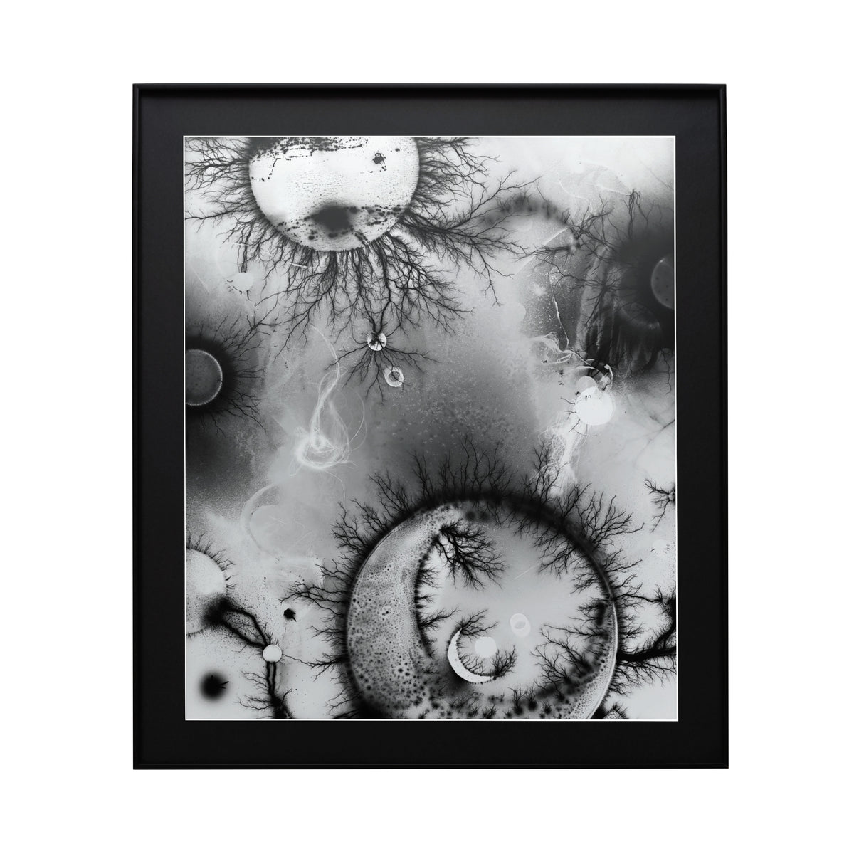 δ-1-7-614 Original Framed Work by VOLT IN HOLT – Dark Art and Craft
