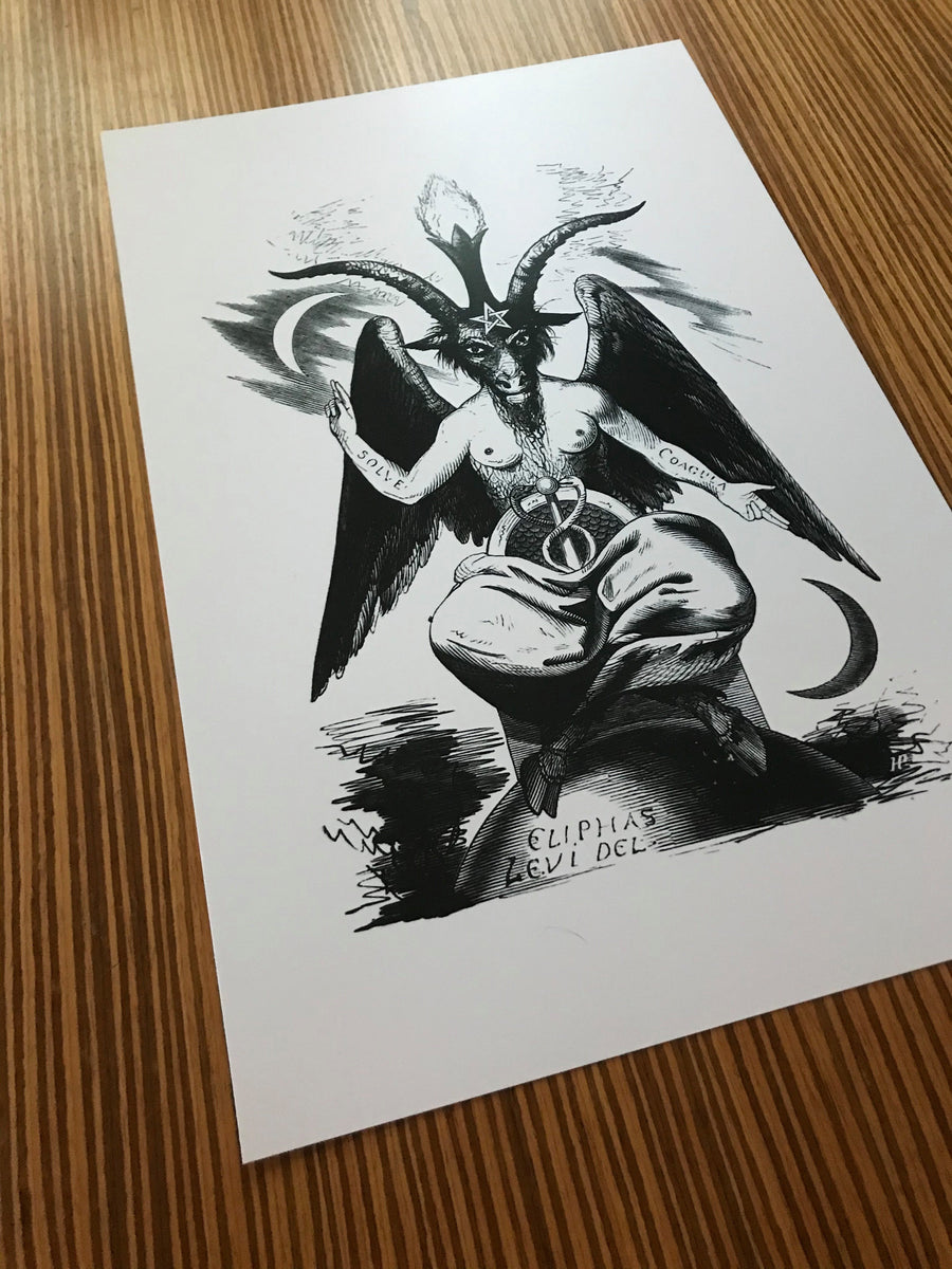 Sabbatic Goat Occult Art Poster Print – Dark Art and Craft