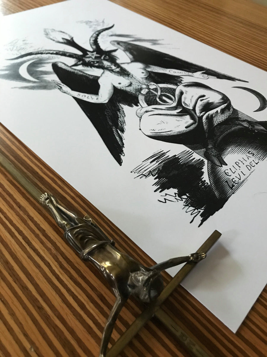 Sabbatic Goat Occult Art Poster Print – Dark Art and Craft