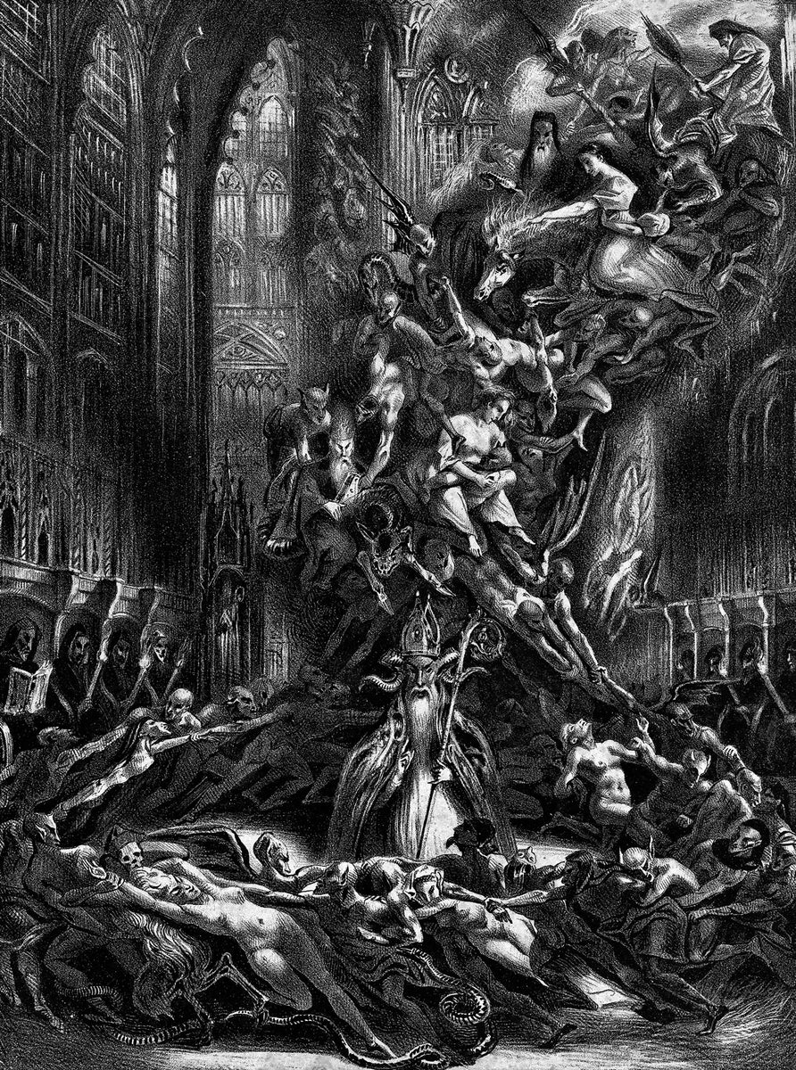 Witches' Sabbath Framed Poster – Dark Art and Craft
