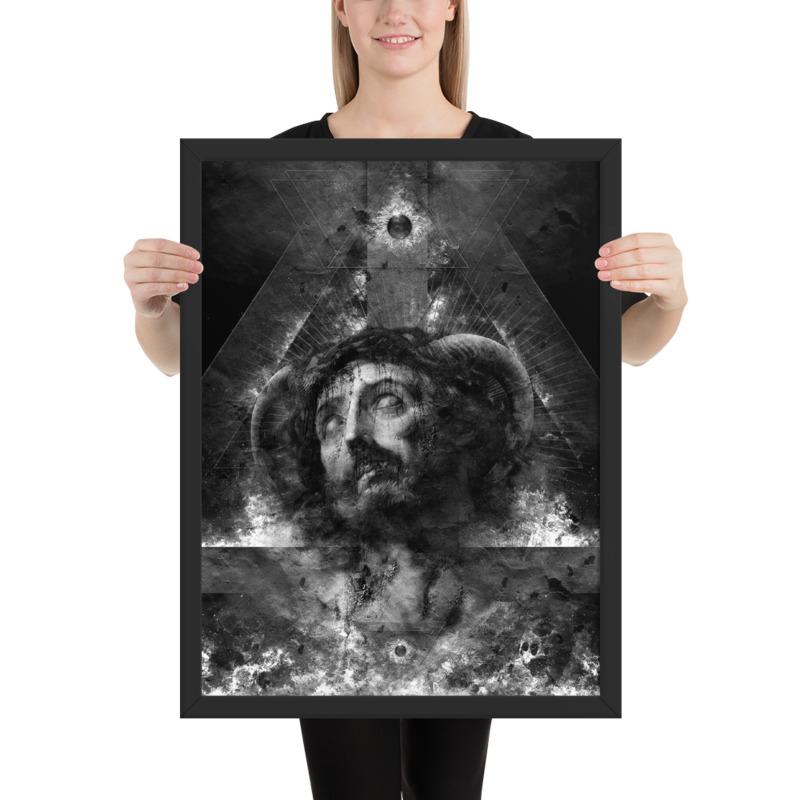 The Sun God Fire Bearer Nestor Avalos Dark Art Framed Poster – Dark Art ...