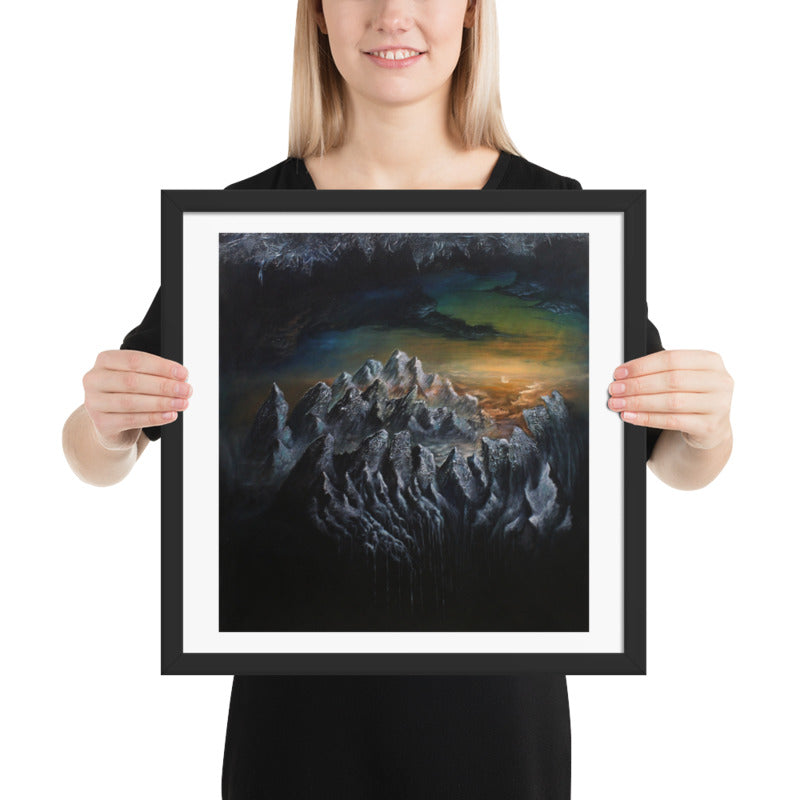 The Finite and The Infinite Bob Stokes Framed Poster – Dark Art and Craft