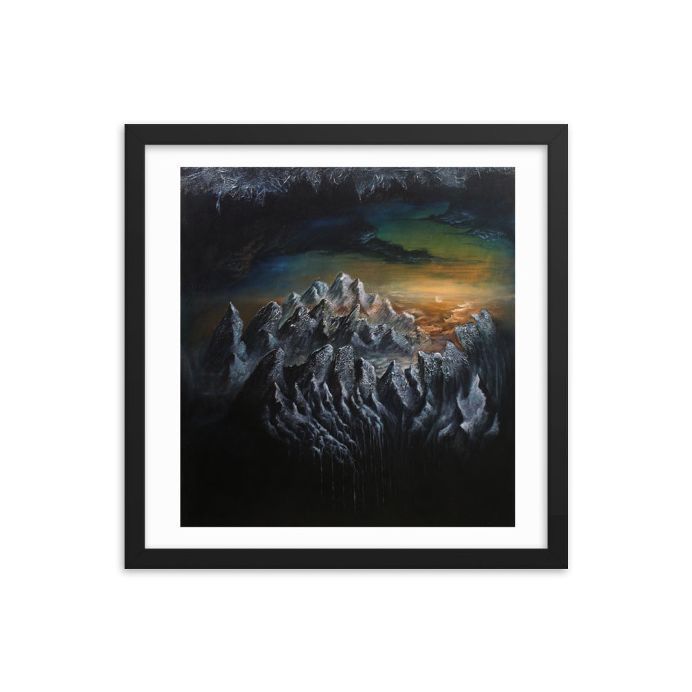 The Finite and The Infinite Bob Stokes Framed Poster – Dark Art and Craft