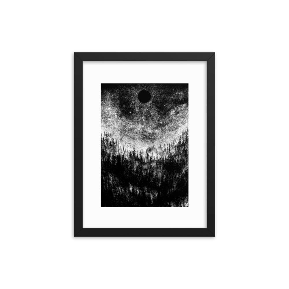 As Darkness Falls Altar of Sorrow Framed Art Poster – Dark Art and Craft